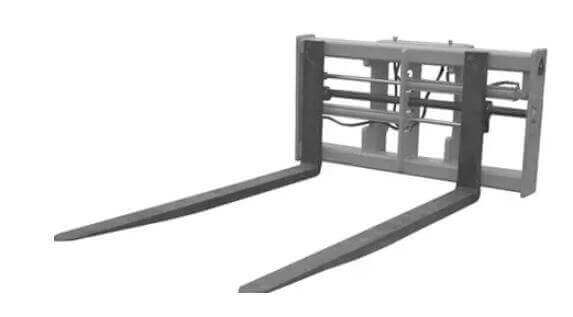 Hydraulic Adjustable Pallet Forks | Maxx Attachments | Skid Steer ...